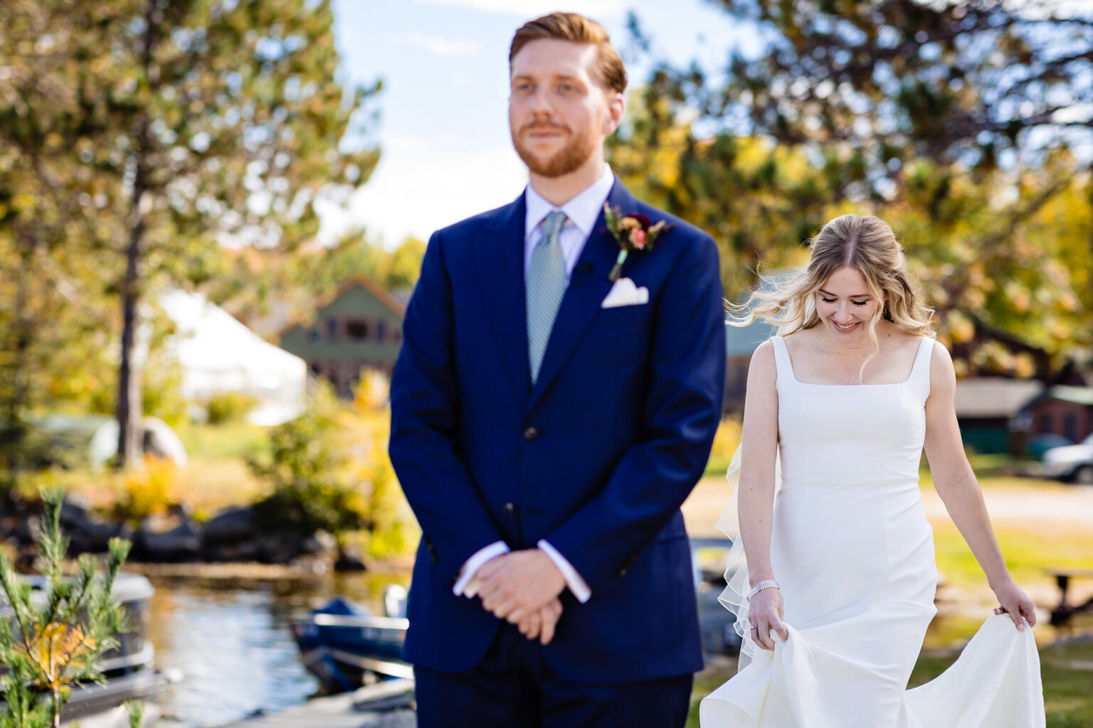 Lucas & Ellie's New England Outdoor Center Wedding in Millinocket ...